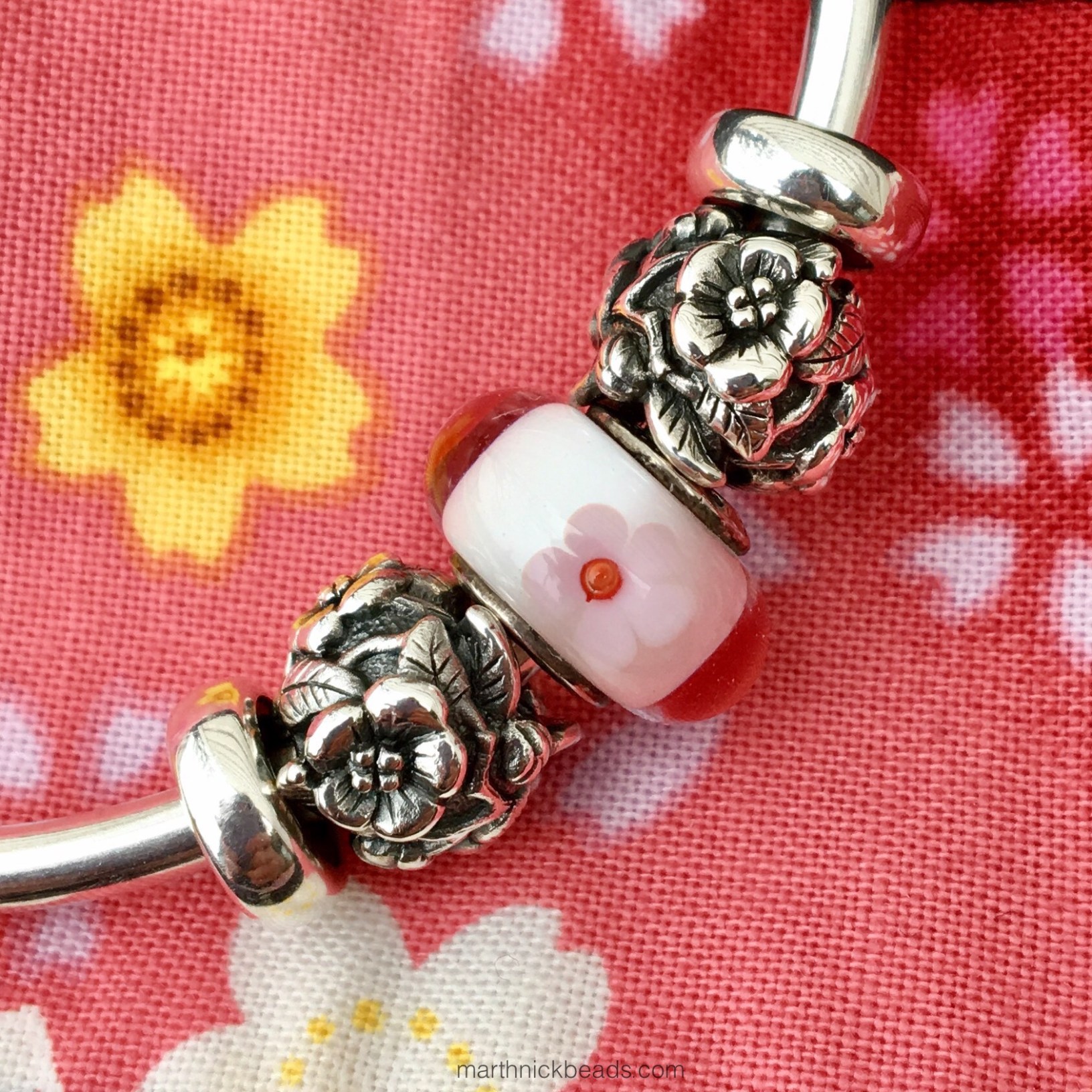 Spiritbeads Silver Sakura – marthnickbeads