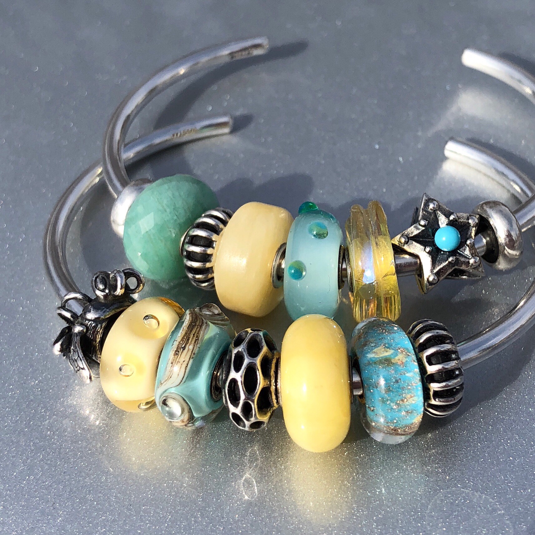 Trollbeads Yellow Jade – marthnickbeads