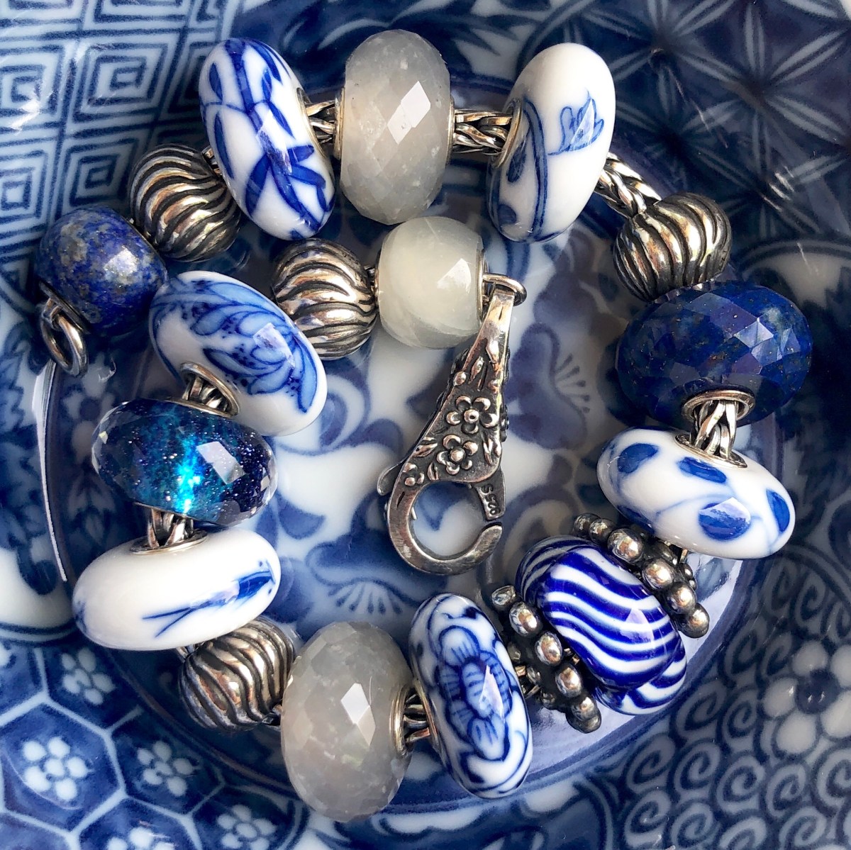 Trollbeads Day 2019-The Brush of Blue Kit – marthnickbeads